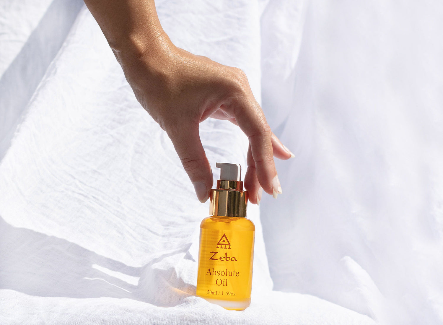 Zeba Absolute Oil with Myrrh & Frankincense 50ml Pump Bottle