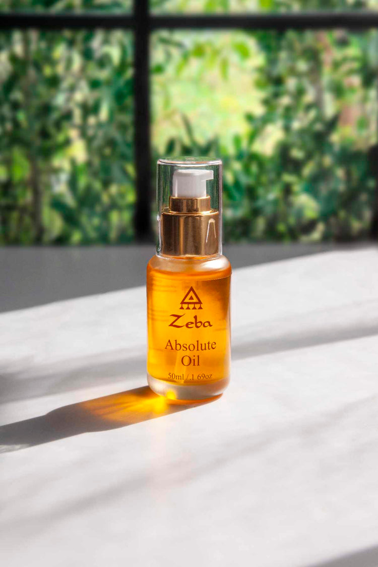 Zeba Absolute Oil with Myrrh & Frankincense 50ml Pump Bottle